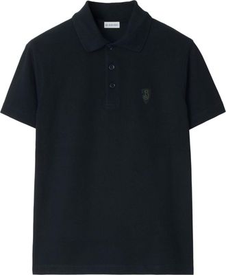 Burberry polo en coton - Bleu