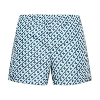 Casablanca Homme, Maillots de bain, Vert, Taille: S Short de bain Cubist CC Monogram