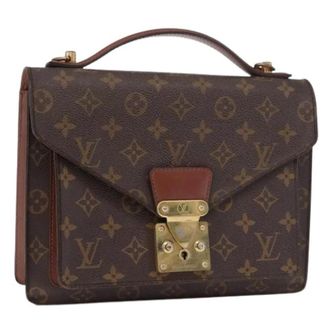 Louis Vuitton Pre-owned Monceau 26 Umh&auml;ngetasche - - Pre-owned - Damen - Braun - ONE SIZE