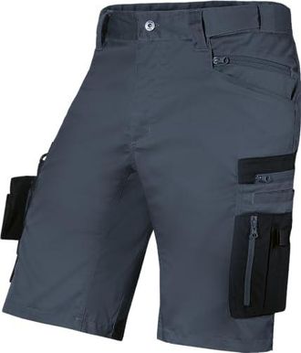 Uvex echor Short de travail court de qualité supérieure pour homme - Taille extensible, léger, élastique et beaucoup despace de rangement, bleu foncé, 42 t