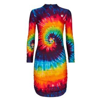 Philipp Plein Kurzes Kleid Batikmuster - - Dresses - Damen - Mehrfarbig - XL
