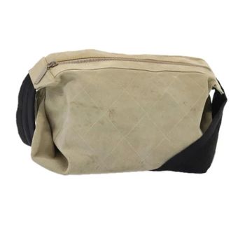 Chanel Pre-owned Daim sacs-chanel - Femme - Pre-owned - Beige - Taille: ONE Size