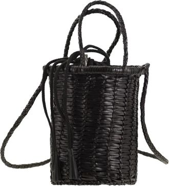 Dragon Diffusion Hobo Bags - Lina Mini - Woven Leather Bag - Gr. unisize - in Schwarz - für Damen