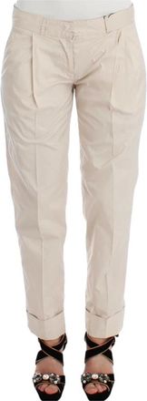 Ermanno Scervino Femme, Pantalons, Beige, Taille: 36 FR Pantalon Chino Beige Chic