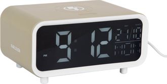 Karlsson Alarm Clock Chunky LED w. Phone Charger Tea Green