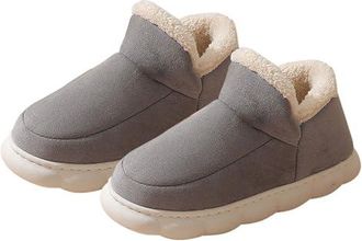 Generic Pantoufles pour adulte Automne et Hiver Intérieur et Extérieur Mode Couleur unie Confortable avec Chaud Antidérapant Pantoufles Homme S Taille 13, GY2