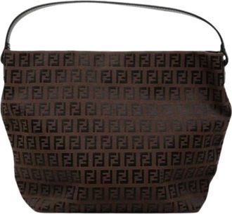 Fendi Sac bandouli&egrave;re vintage doccasion - Femme - Pre-owned - Brun - Taille: ONE Size