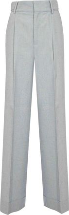 Alberta Ferretti Pantalons D&eacute;contract&eacute;s - Bleu