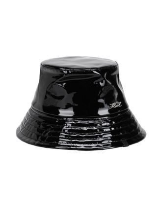 Karl Lagerfeld K/SIGNATURE PATENT BUCKET HAT