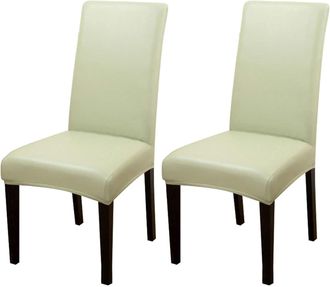 Generic wasserdichte PU-Stuhlbez&uuml;ge Set F&uuml;r Esszimmer - Langlebige Schonh&uuml;llen F&uuml;r K&uuml;che, Hotel & Restaurant, Hochzeit, Event, Bankett, Stretchhussen, Atmungs