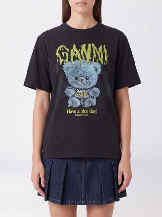 Ganni T-Shirt Damen Farbe Schwarz