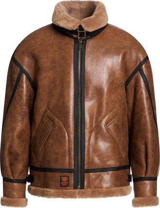 Original Bombers JACKEN & M&Auml;NTEL - Shearling- & Kunstfell auf YOOX.COM