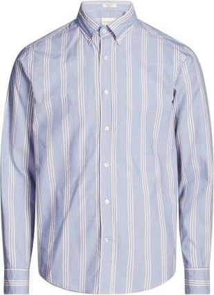 GANT Chemise &agrave; rayures col am&eacute;ricain en coton
