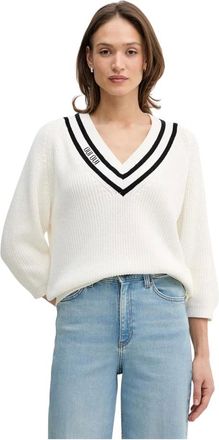 Oui Damen, Strickwaren, Beige, SGr&ouml;&szlig;e