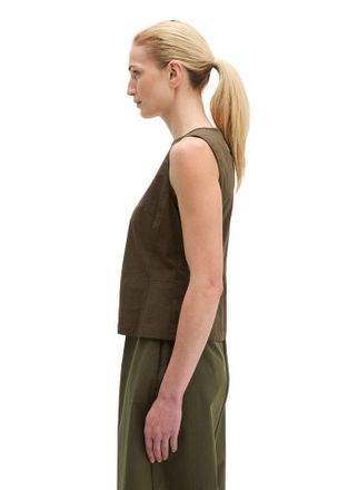 Marc O'Polo Blusentop aus Popeline-Stretch