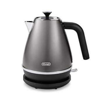 DeLonghi Distinta Titanium KBIN2001.TB, Bouilloire &Eacute;lectrique, Base Pivotante 360&deg;, Indicateur de Niveau, Rangement du Cordon, Filtre Anti-Calcaire, Couvercle 