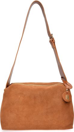 Anna Luchini Braun Rindsledertasche