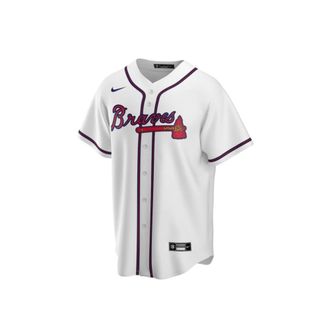 Nike Maillot de baseball blanc Atlanta Braves - Homme - Sport - Blanc - Taille: L