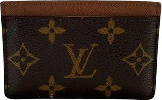 Louis Vuitton unisex, Pre-owned, Brun, Taille: ONE Size Portefeuille Vintage en Toile Pre-owned