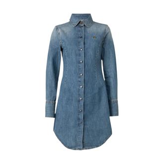Vivienne Westwood Blaues Denim Kleid Chic Stil - - Dresses - Damen - Blau - M