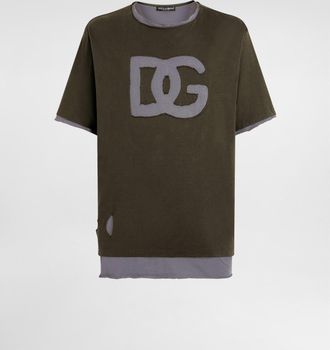 Dolce & Gabbana Cotton T-shirt - Mann T-shirts Und Polos Mehrfarbig 54