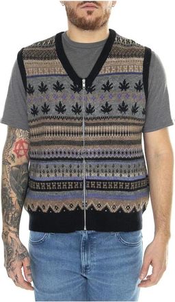 HUF Huf, Homme, Pulls, Multicolore, Taille: XL Gilbert Sweater Vest