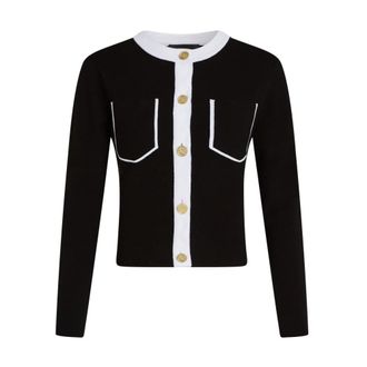 Karl Lagerfeld A3W18029101 Cardigan - - Knitwear - Damen - Schwarzk - XS