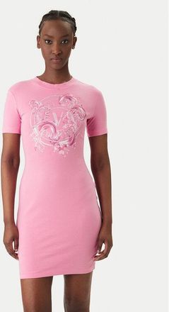 Versace Jeans Couture Kleid f&uuml;r den Alltag 80HAOE01 CJ02E Rosa Slim Fit