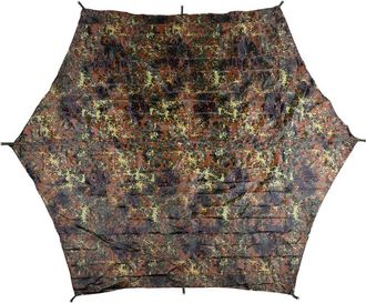 MFH Plane, Hexagon-Tarp, ca. 340 x 310 cm (Flecktarn)