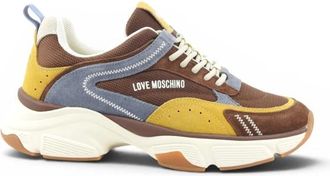Love Moschino Femme, Chaussures, Multicolore, Taille: 40 EU Baskets Panneaux