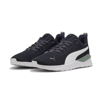 Puma Unisex ANZARUN LITE Sneaker, New Navy White-CAST Iron, 40.5 EU