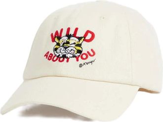 Kenzo Homme, Accessoires, Beige, Taille: ONE Size Wild Tiger Embroidered Cap