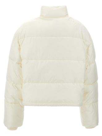 Courr&egrave;ges Womens White Polyester Full-Length Jacket Clothing