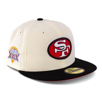 New Era Cap 59FIFTY Herren Basecap NFL NBA MLB Limited Edition (San Francisco 49ers beige, 7 3/4