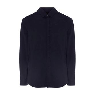 A|X Armani Exchange Homme, Chemises, Bleu, Taille: XL Chemises Bleues pour Hommes