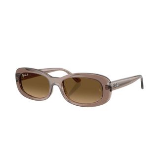 Ray-Ban Femme, Accessoires, Brun, Taille: 53 MM Oval Lunettes de soleil