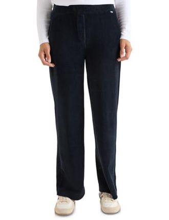 Cecil 3716335 Pantalon en Velours c&ocirc;tel&eacute; &agrave; Jambes Larges, Corduroy Bleu fonc&eacute;, XXL / 30L Femmes