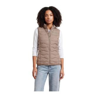 Emporio Armani &Auml;rmellose Rundhals-Weste - - Jackets - Damen - Beige - S