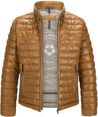 Milestone Lederjacke MSCortino Steppjacke aus feinem Nappaleder