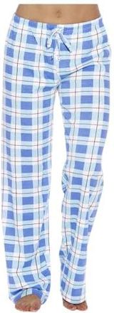 Generic Hanraz Pantalon de pyjama &agrave; carreaux pour femme - Doux - Tenue dint&eacute;rieur d&eacute;contract&eacute;e - Hiver - Unisexe - Pantalon de No&euml;l l&eacute;ger et confortable - Pan