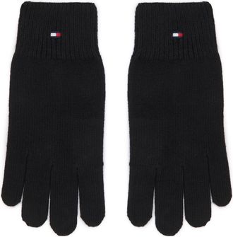 Tommy Hilfiger Handschuhe Tommy Hilfiger Flag AW0AW19131 Schwarz