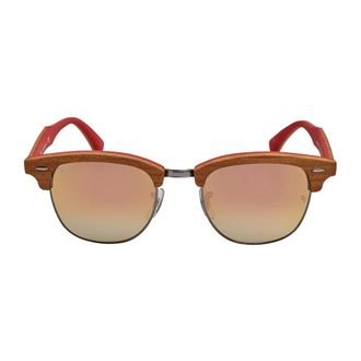 Ray-Ban Homme, Accessoires, Multicolore, Taille: ONE Size Clubmaster Wood Lunettes de soleil