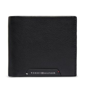 Tommy Hilfiger Geldb&ouml;rse Tommy Hilfiger Th Corp Cc Flap And Coin AM0AM14780 Schwarz