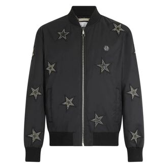 Philipp Plein Bomber Jacket Stars - - Jackets - Herren - Schwarzk - XL