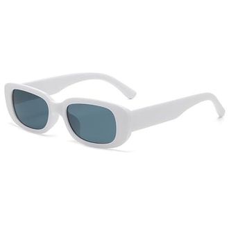 Generic Lunettes De Soleil Dext&eacute;rieur &Agrave; Petite Monture For Hommes, For Vacances, Sport, D&eacute;placements Quotidiens(White)