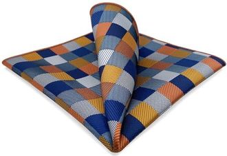 Shlax & Wing shlax&wing Hommes Pocket Squre 32cm &agrave; carreaux Multicolore