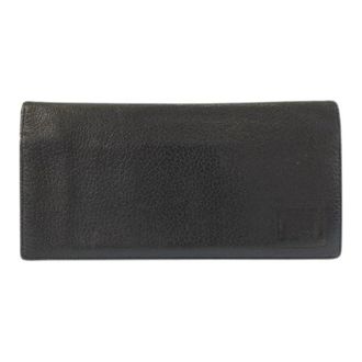 Burberry Pre-owned Vintage Schwarzes Leder Langes Portemonnaie - - Pre-owned - Herren - Schwarzk - ONE SIZE