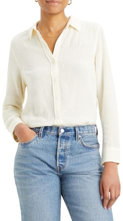 Levi's Damen New Classic Fit Bw Savannah Stripe Anise Flower XS