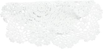 Artibetter NIYANGLE Rutschfestes Tischset aus Baumwolle Geh&auml;kelte Kleine Tischdecke im Bauernhausstil Dekorative Geschirrunterlage f&uuml;r K&uuml;che Esszimmer Partys und