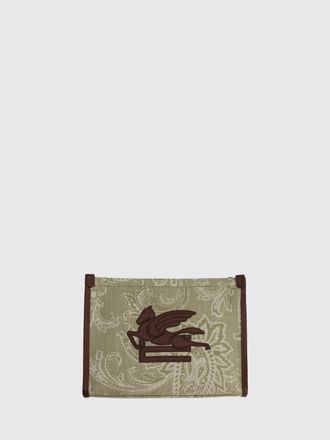 Etro Pochette Essential en denim de coton jacquard Paisley